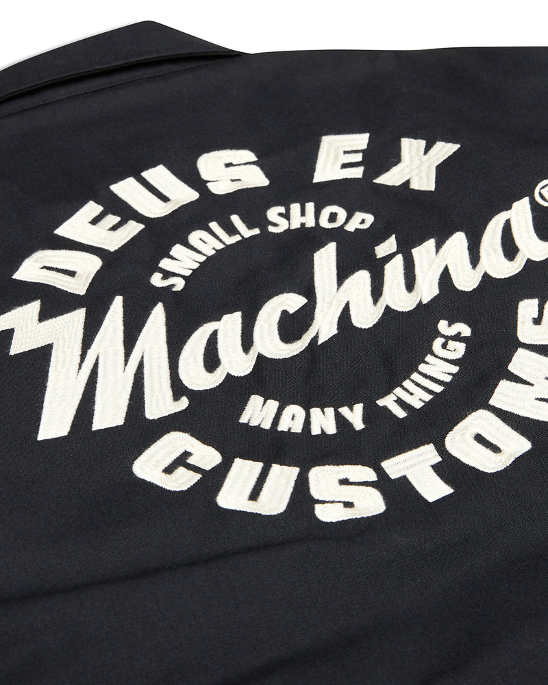 Jackets | Deus Ex Machina | Amped Coach Jacket Black – Deus Ex Machina USA