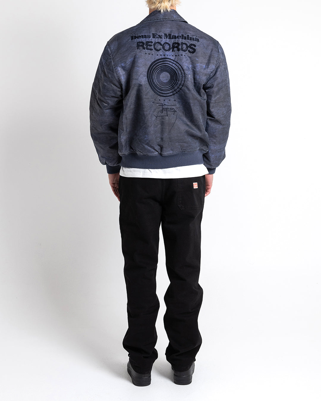 Jackets | Deus Ex Machina | Dreamhouse Flight Jacket Vintage Navy ...