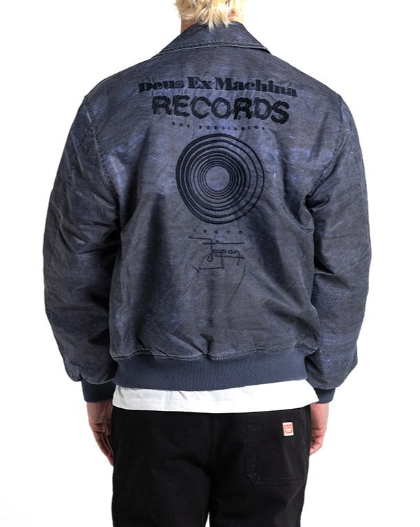 Jackets | Deus Ex Machina | Dreamhouse Flight Jacket Vintage Navy ...