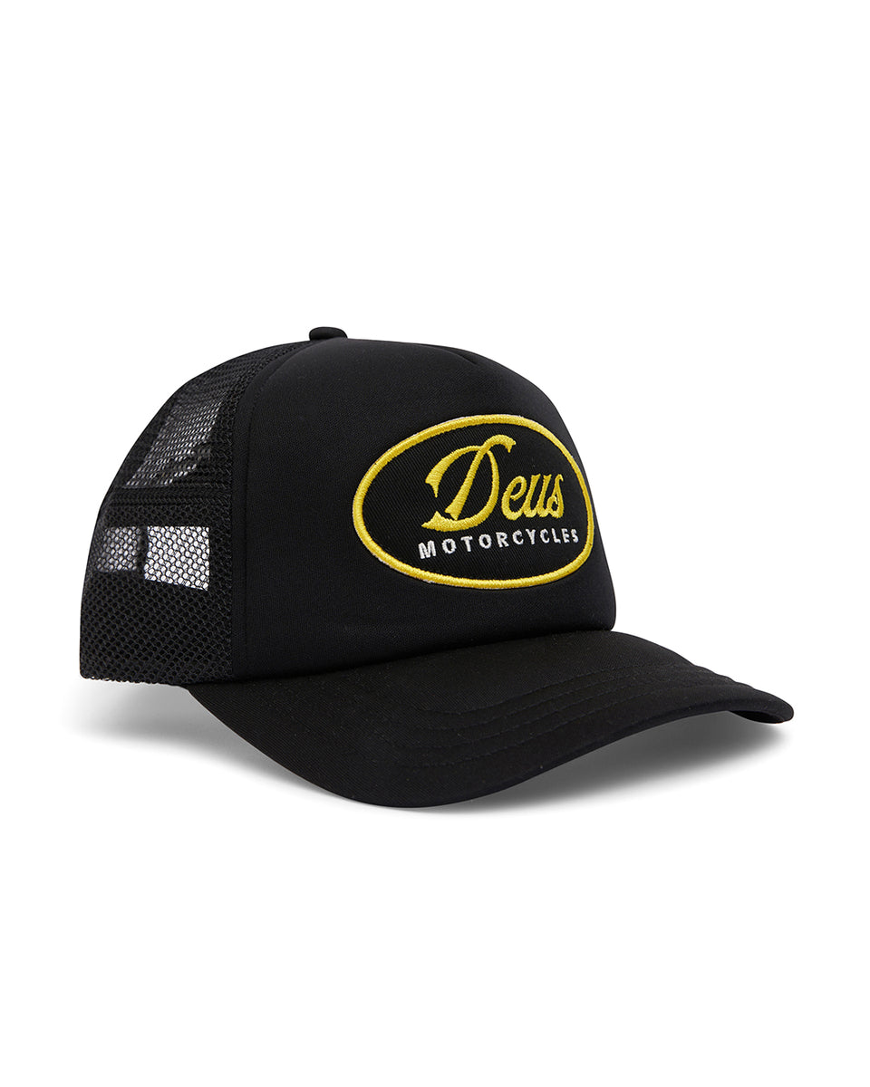 Hats | Deus Ex Machina | Ride Out Trucker Black – Deus Ex Machina USA