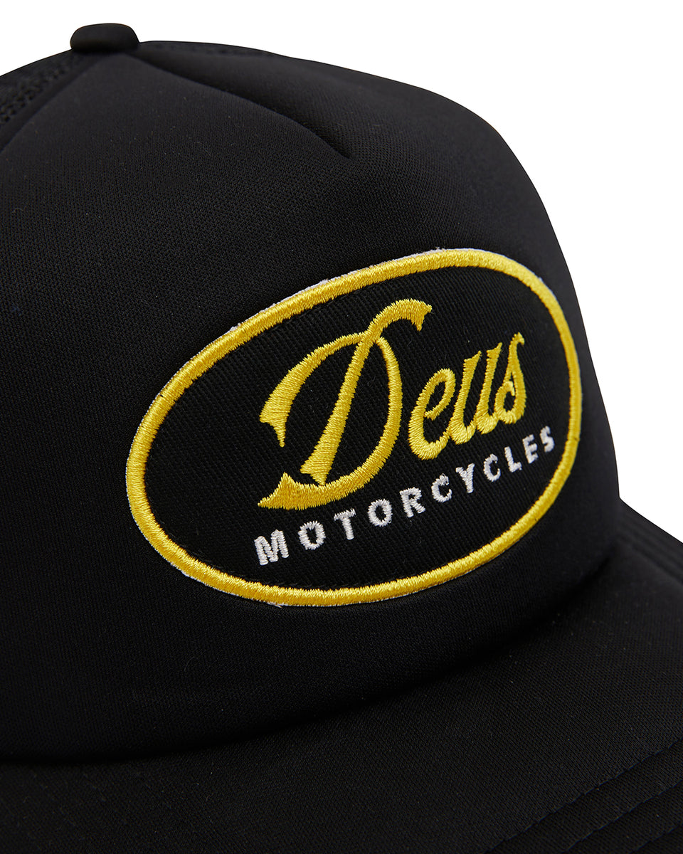 Hats | Deus Ex Machina | Ride Out Trucker Black – Deus Ex Machina USA