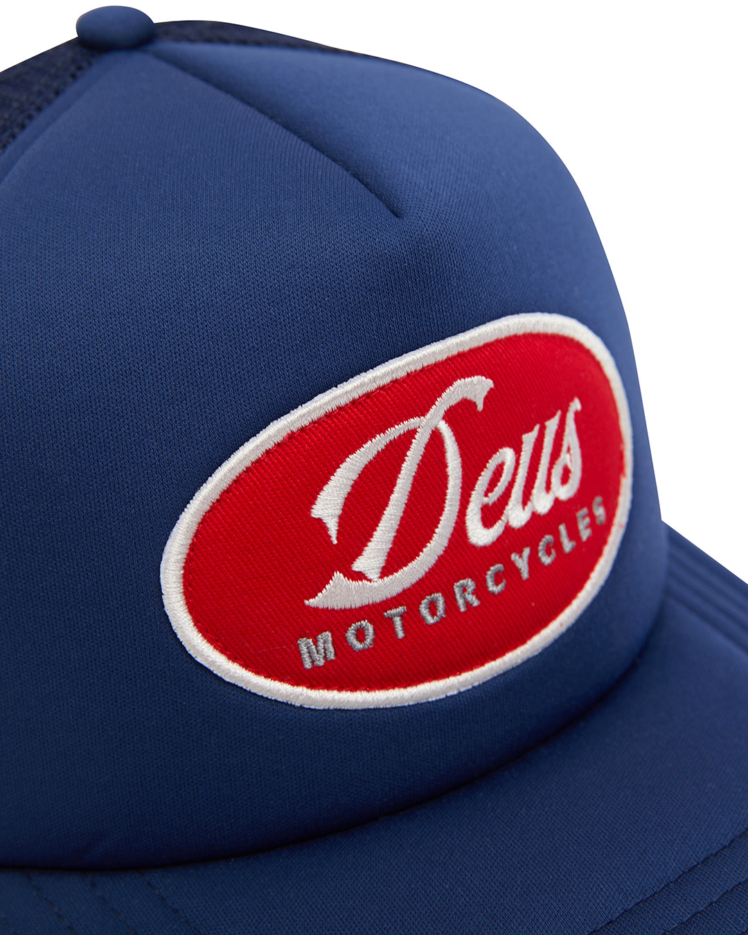 Hats | Deus Ex Machina | Ride Out Trucker Navy – Deus Ex Machina USA