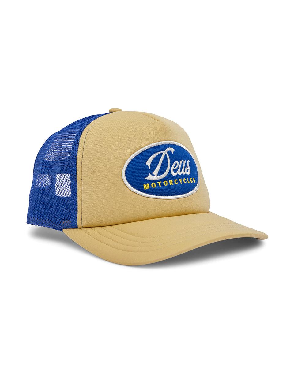 Hats | Deus Ex Machina | Ride Out Trucker Tan – Deus Ex Machina USA