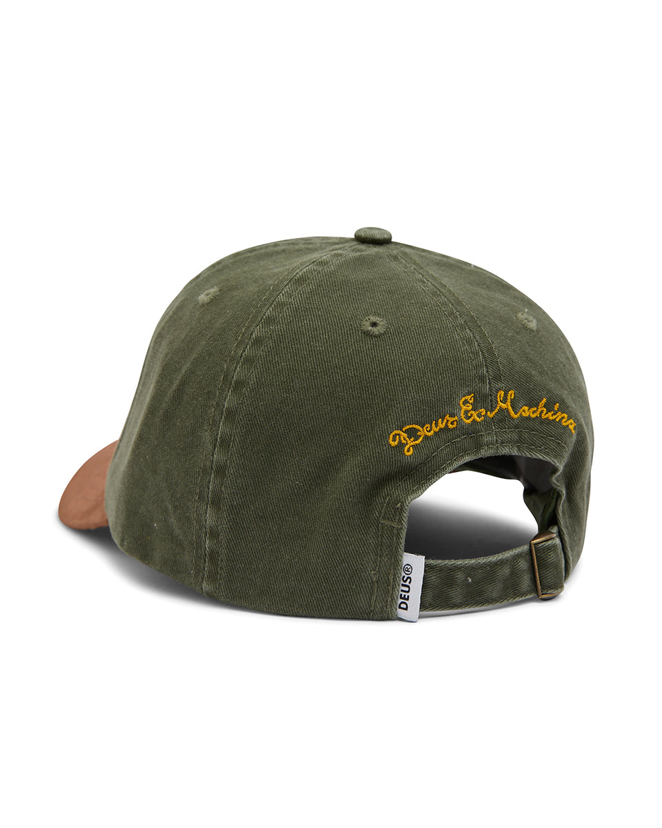 Hats | Deus Ex Machina | Metro Dad Cap Green – Deus Ex Machina USA