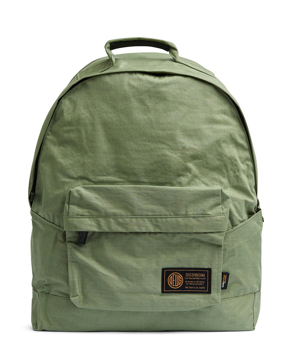Accessories | Deus Ex Machina | Wayfarer Cordura Backpack Oil Green ...