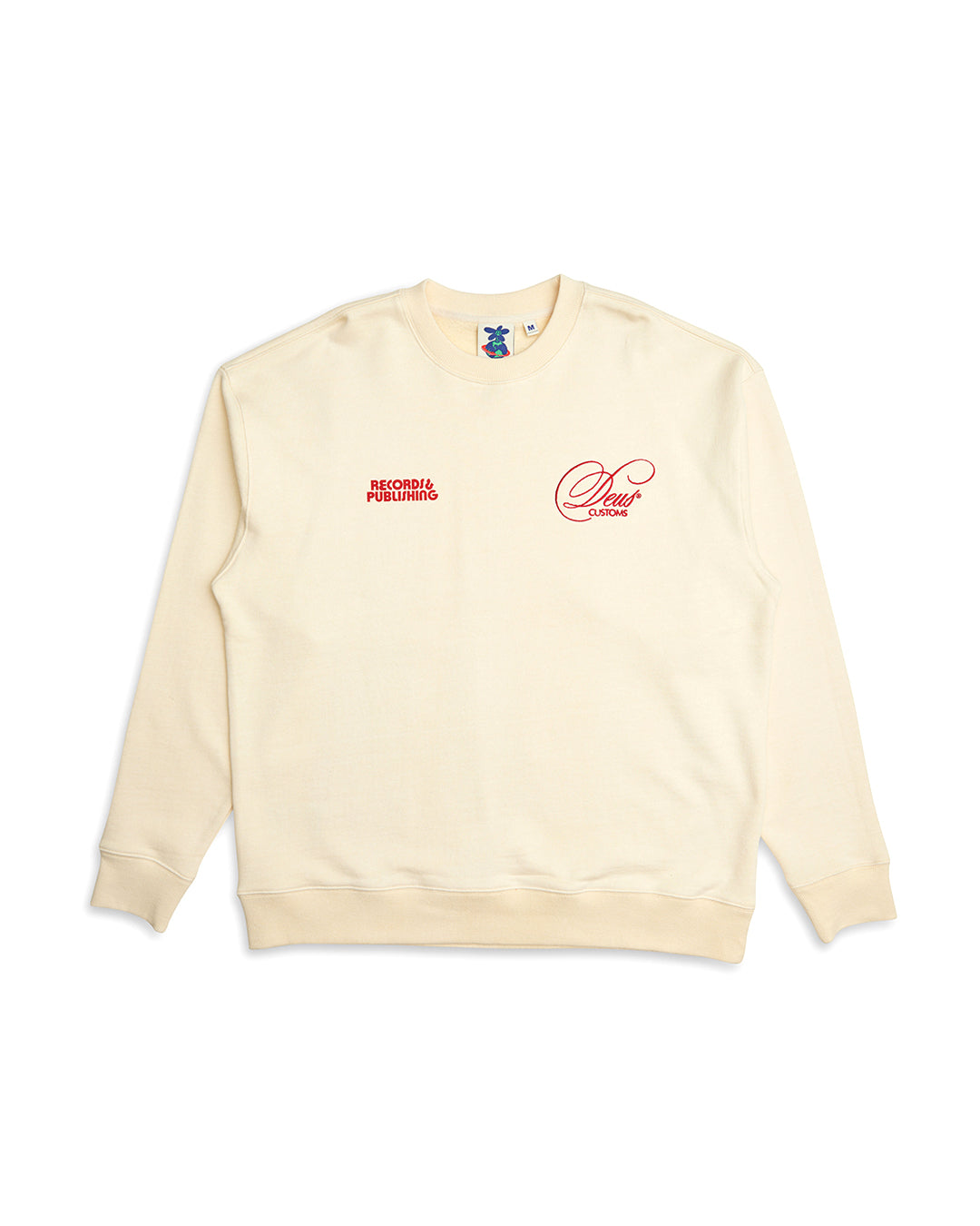 Hoodies & Sweaters | Deus Ex Machina | Caution Crew Dirty White – Deus ...