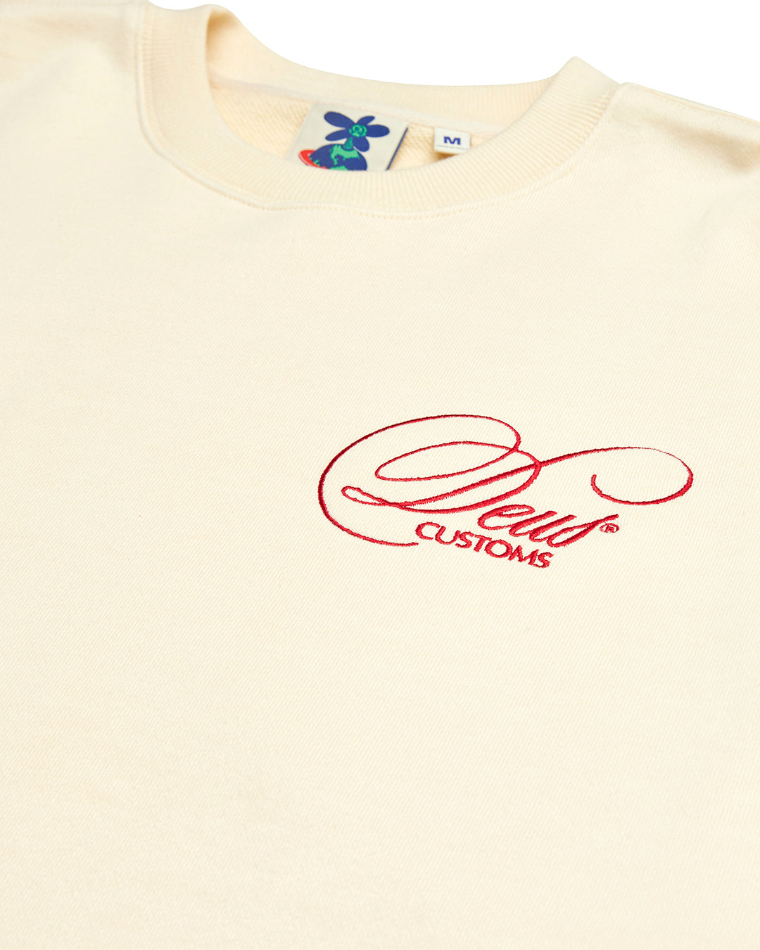 Hoodies & Sweaters | Deus Ex Machina | Caution Crew Dirty White – Deus ...