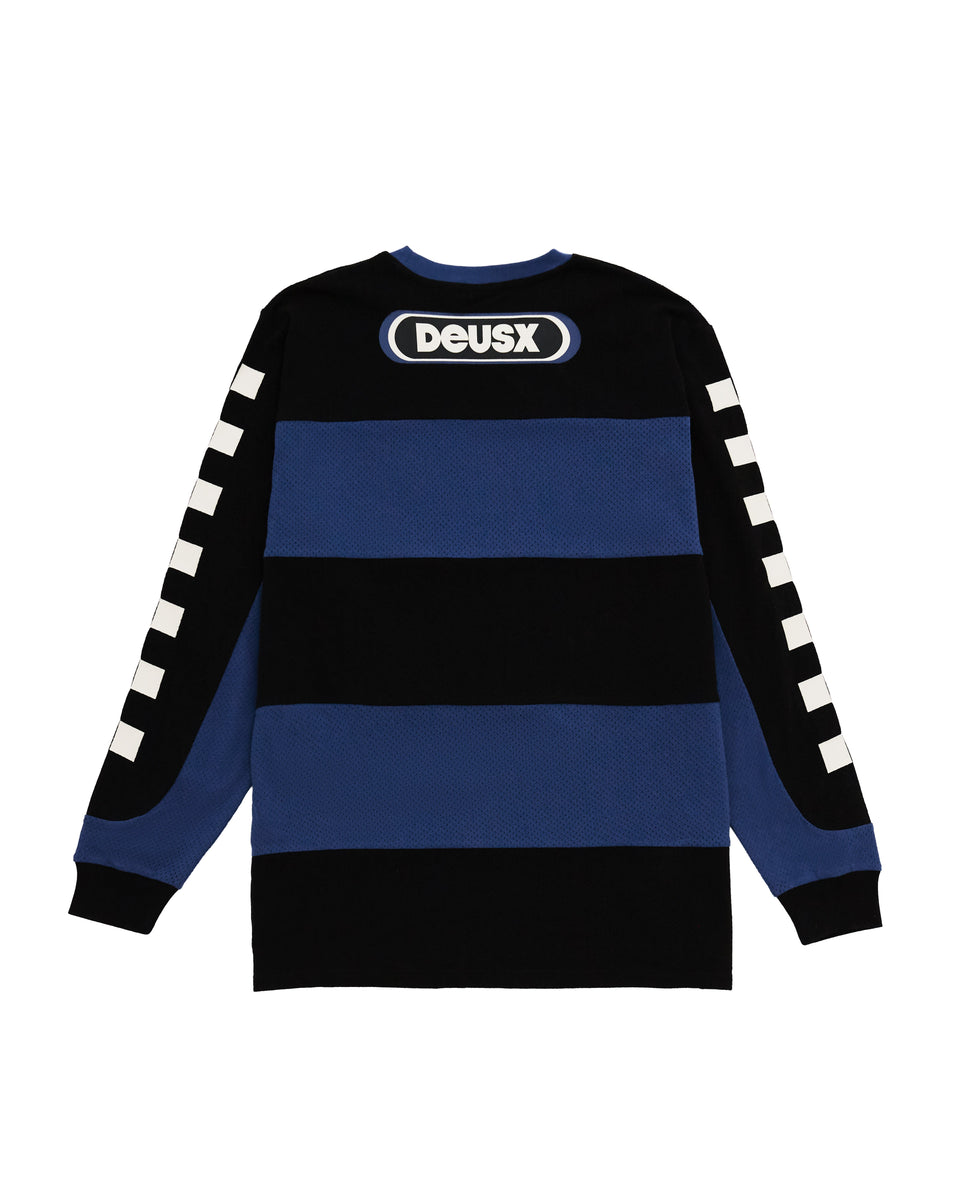 Vilander Moto Jersey - Mechanic Blue Combo – Deus Ex Machina USA