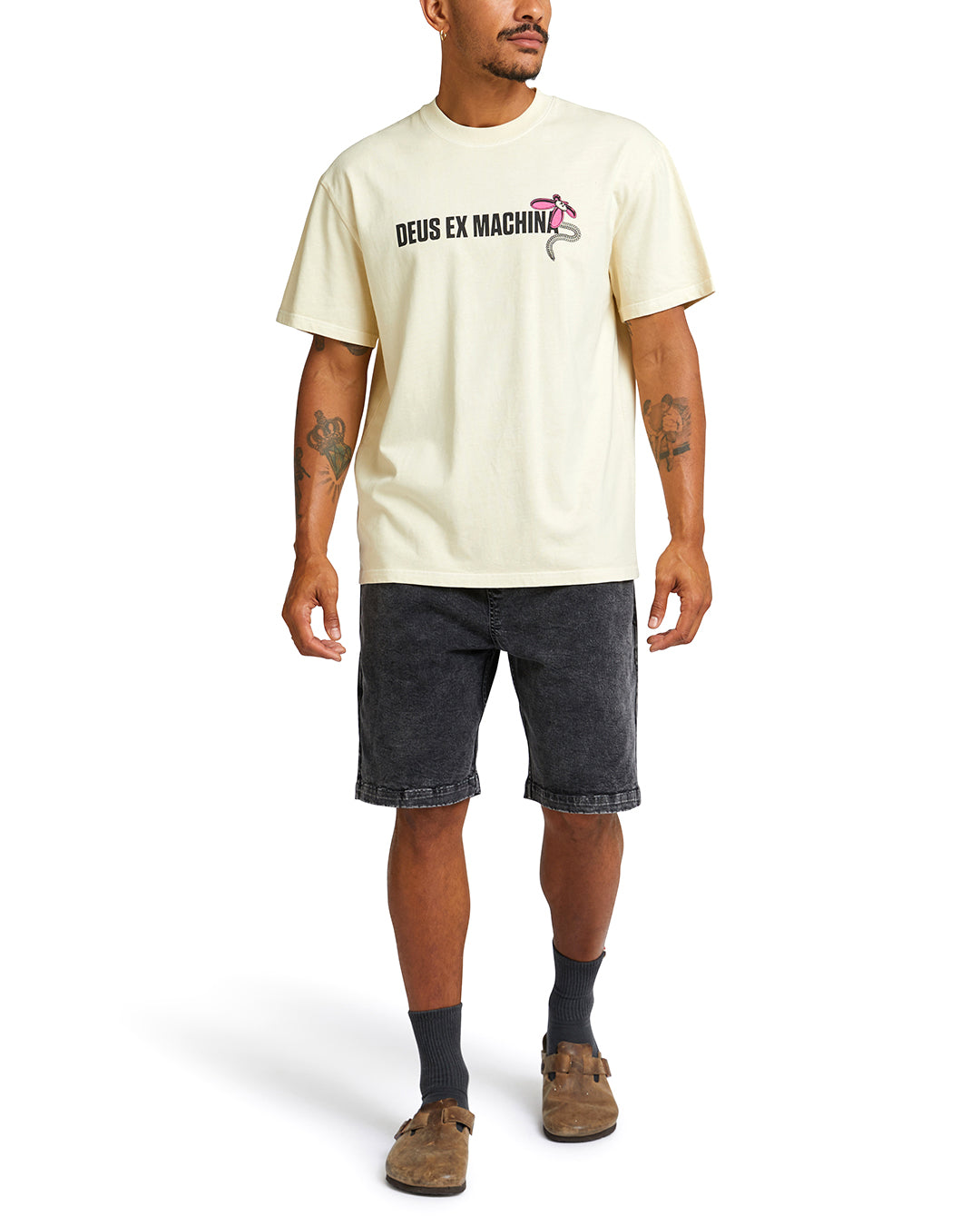 Tees | Deus Ex Machina | Surf Shop Tee Dirty White – Deus Ex Machina USA