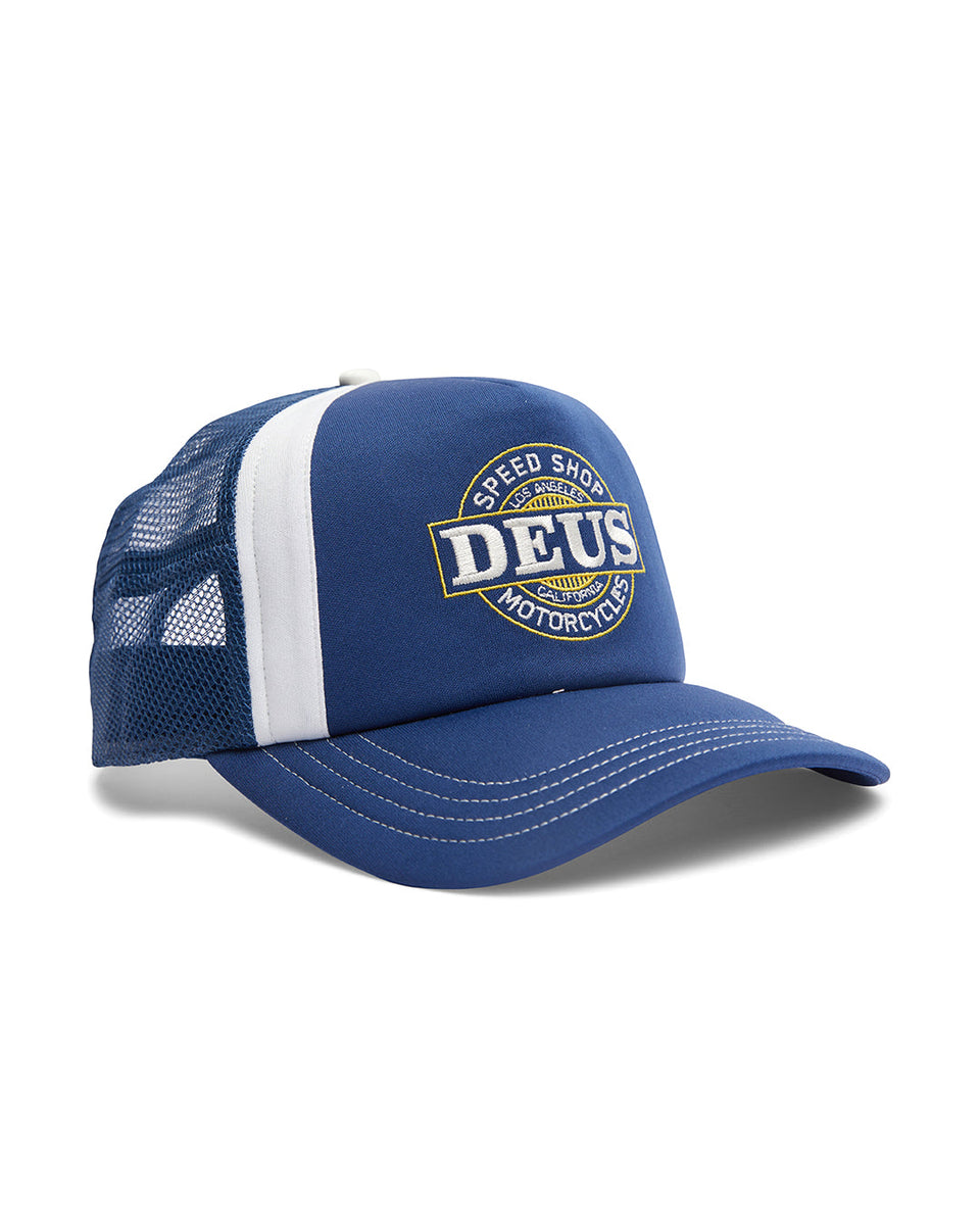 Hats | Deus Ex Machina | Hot Streaks Trucker Navy – Deus Ex Machina USA