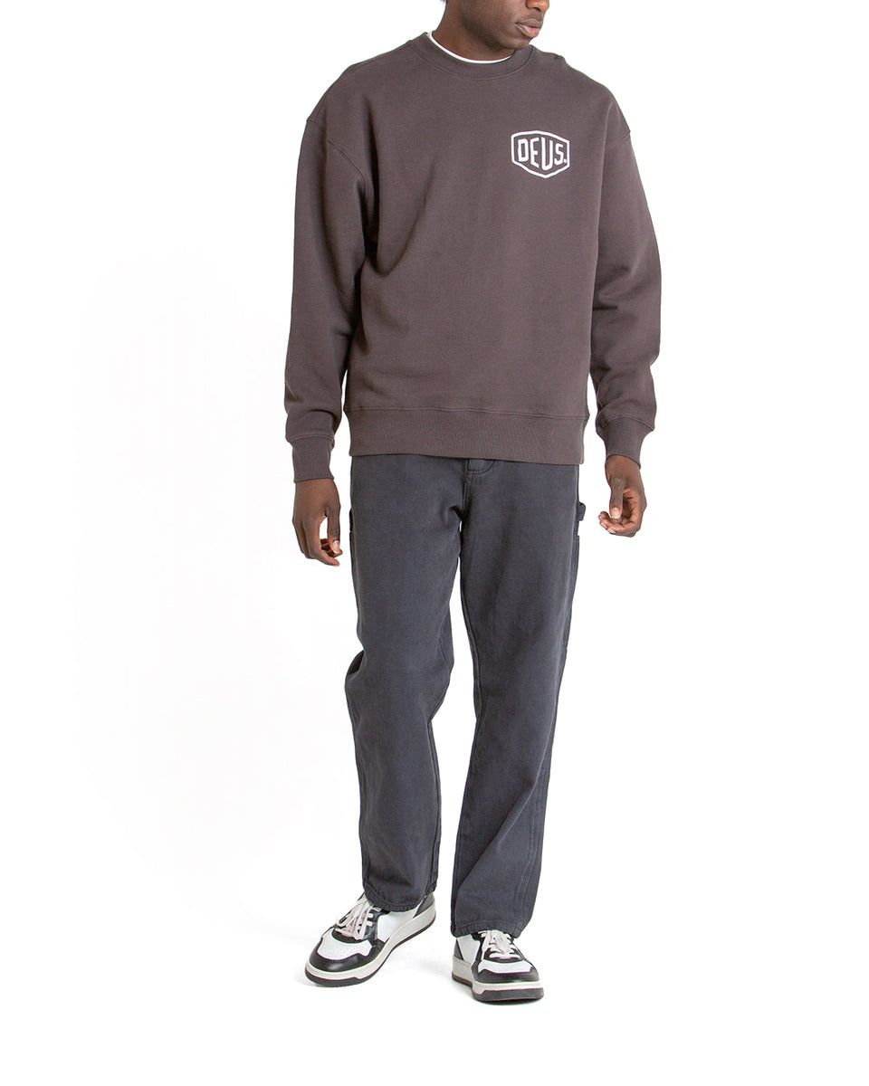 Crews | Deus Ex Machina | Oversized Venice Crew Anthracite – Deus Ex ...