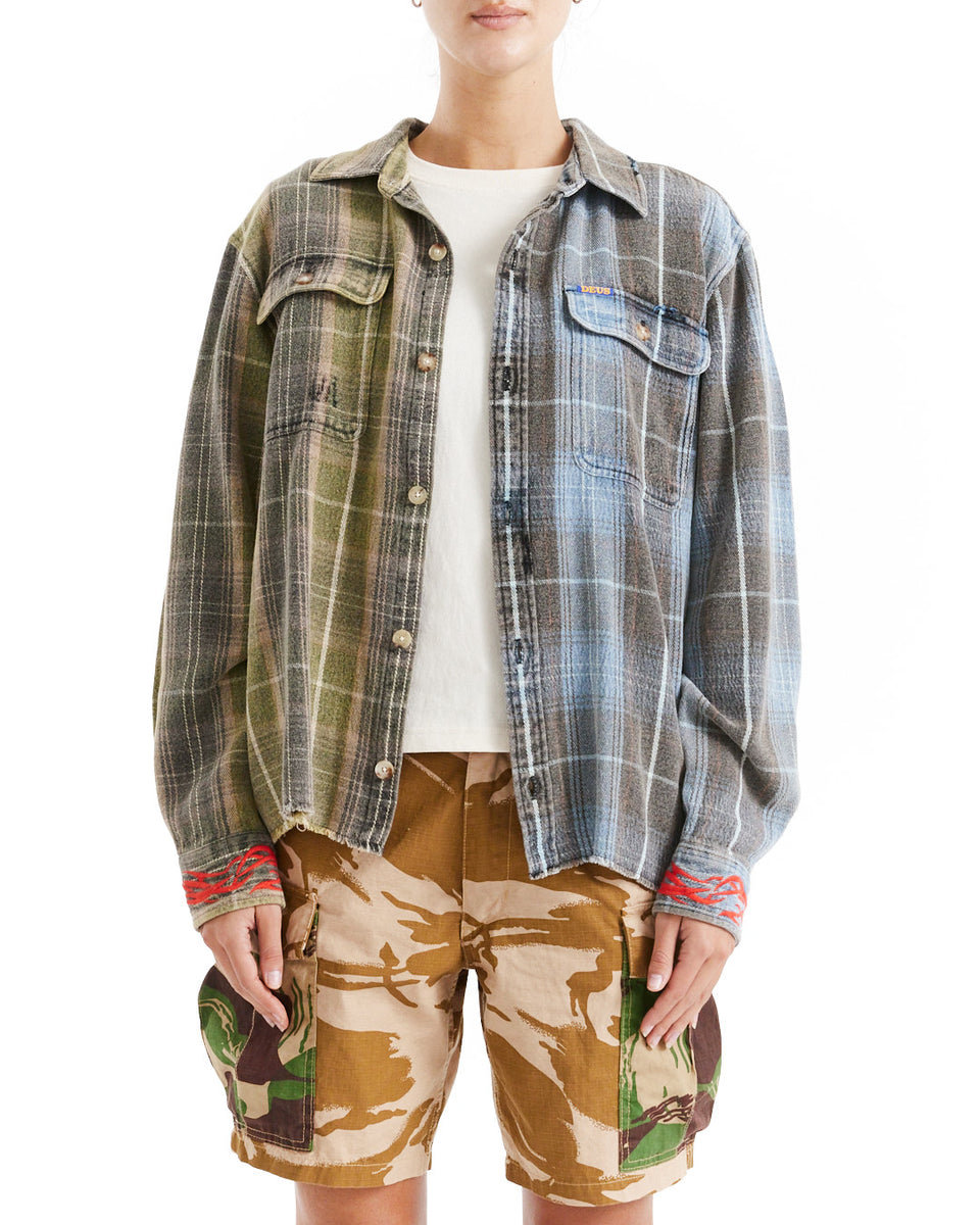 Mens Shirt|Deus Ex Machina|Genesis Embro Flannel – Deus Ex Machina USA