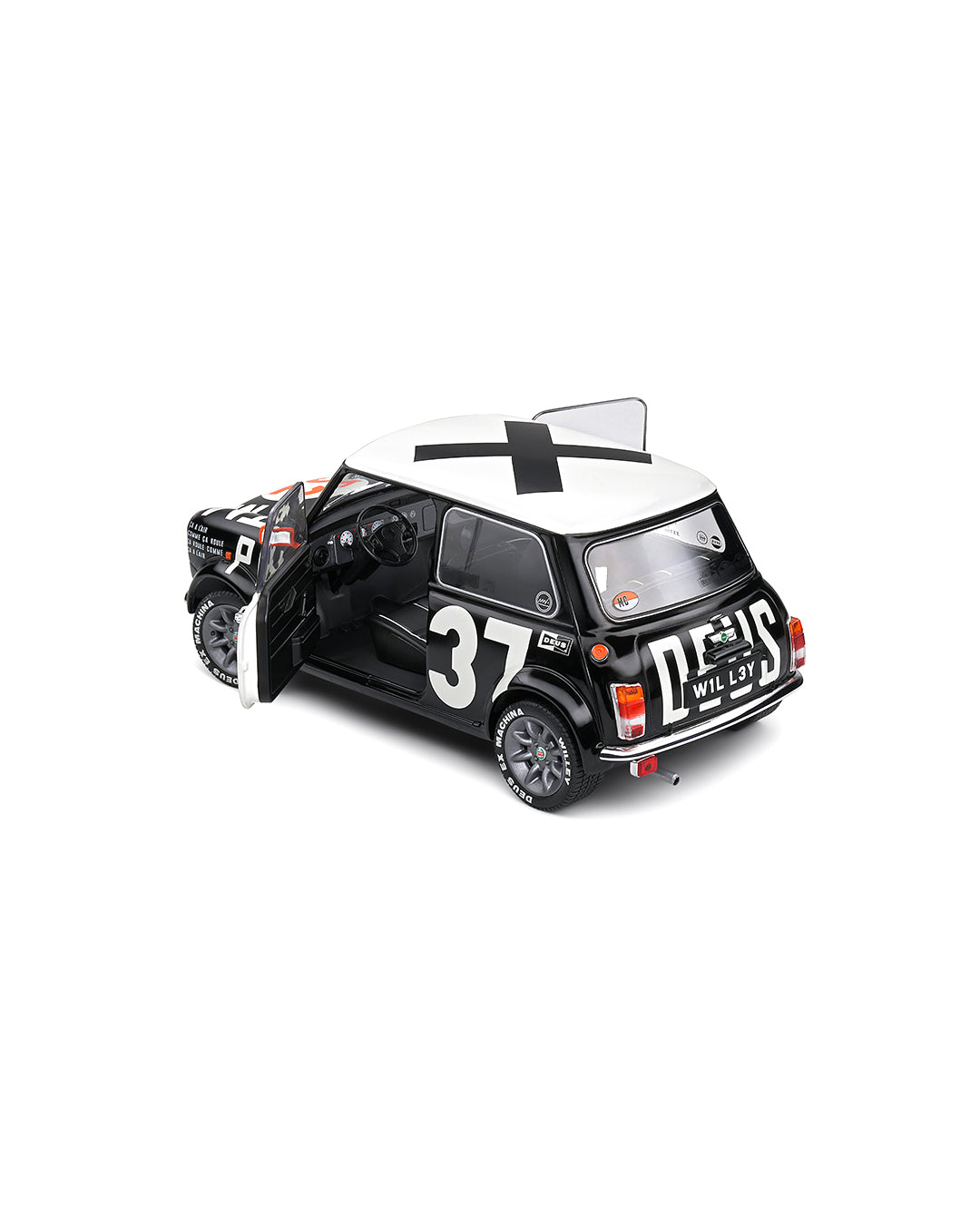 Mini Cooper Sport 1998 Matt Willey - Black-Off White – Deus Ex Machina USA