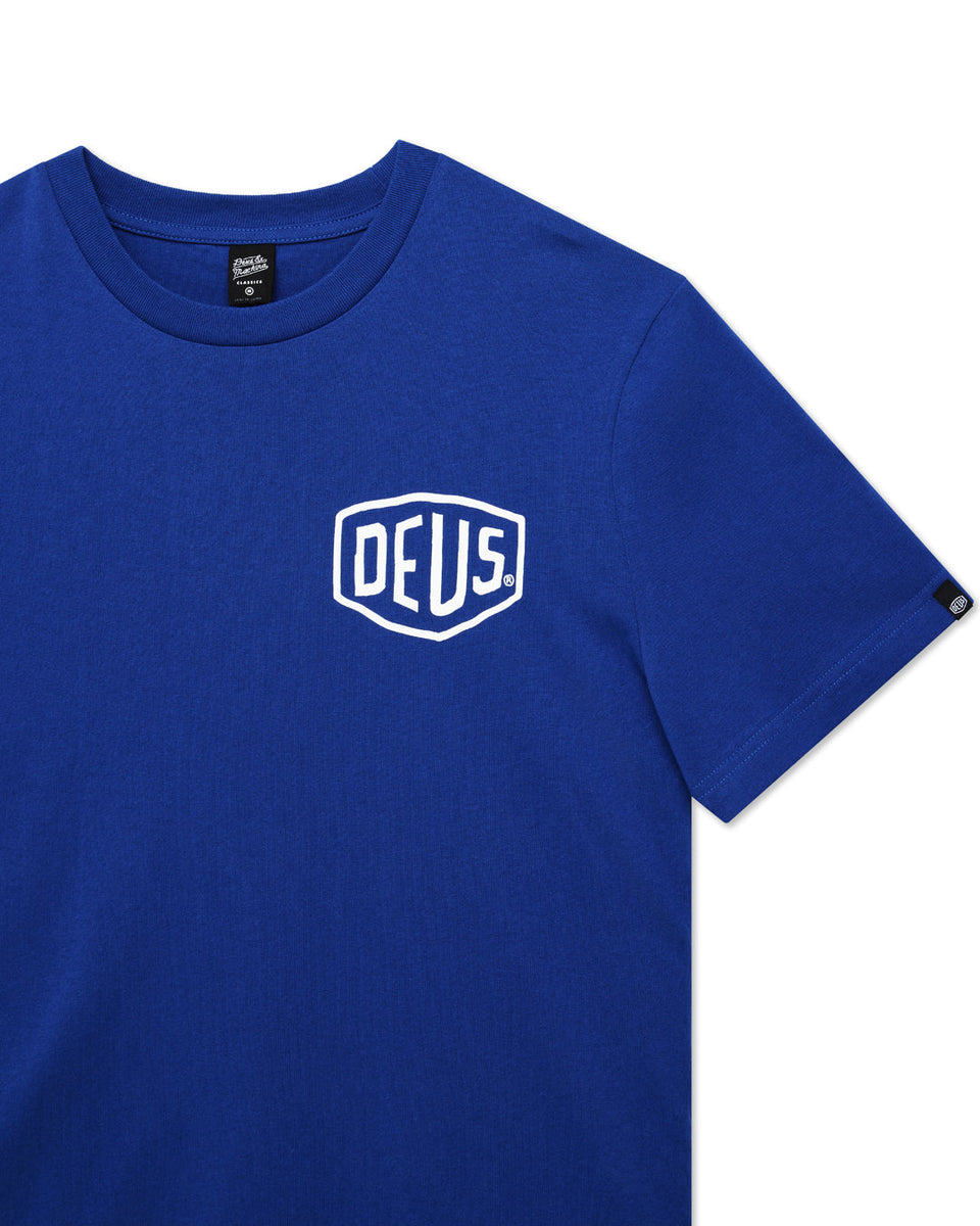 Tees | Deus Ex Machina | Venice Address - Classic Blue – Deus Ex ...