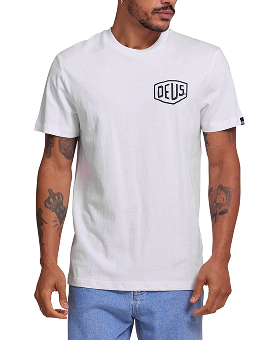 Tees | Deus Ex Machina | Classic Parilla Tee White – Deus Ex Machina USA