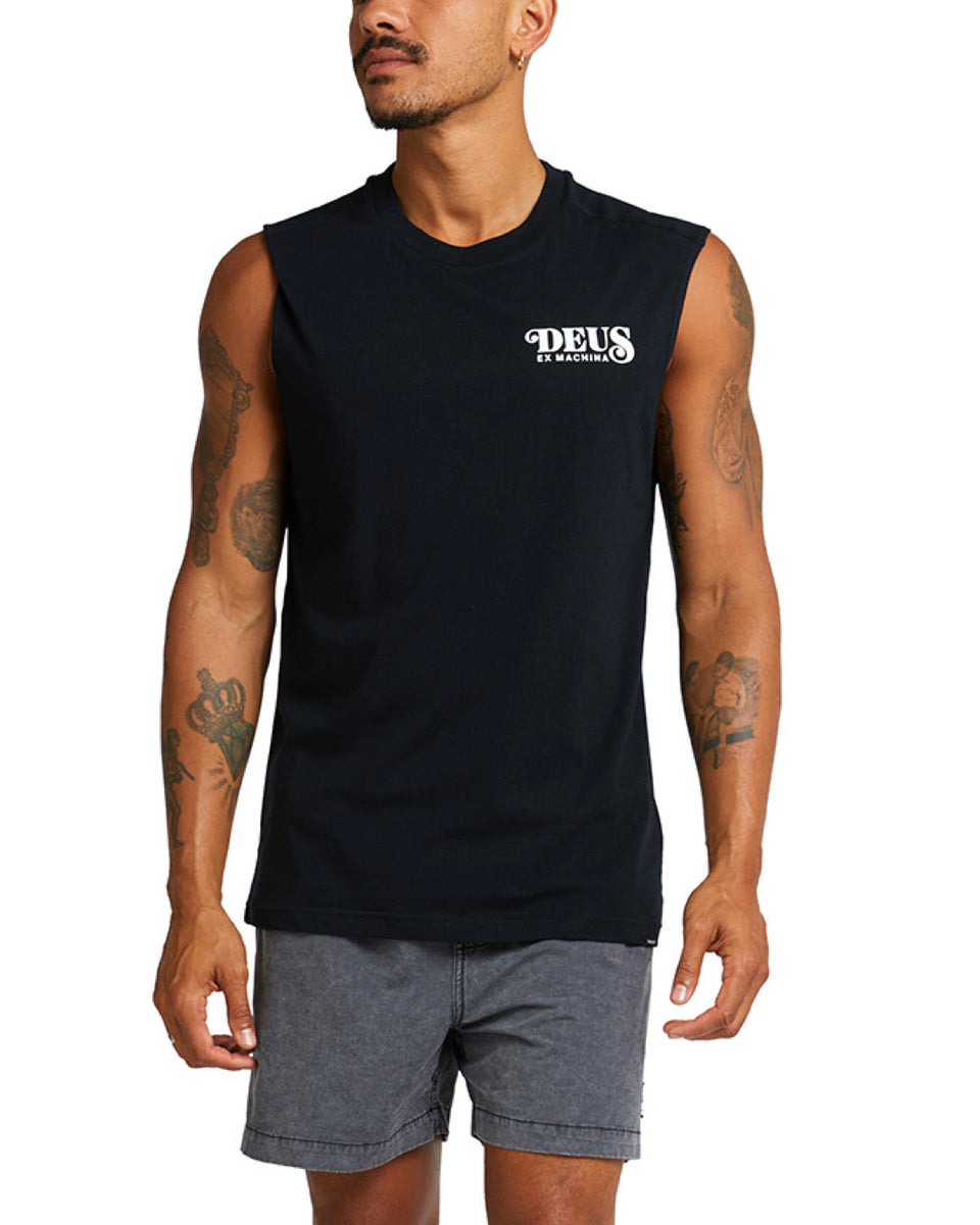 Tanks | Deus Ex Machina | Mosey Muscle Black – Deus Ex Machina USA