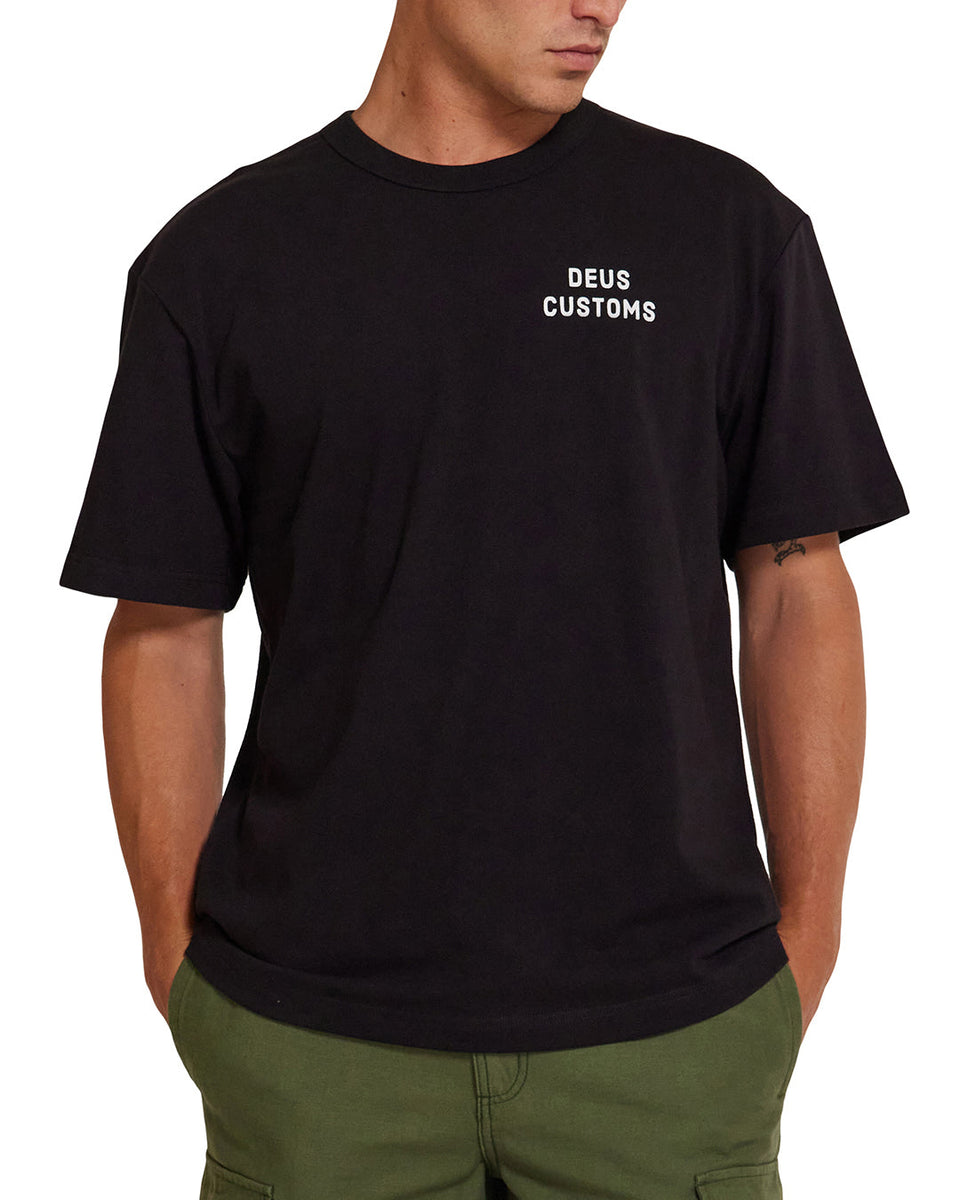Tees | Deus Ex Machina | Slicks Cordura Tee Anthracite – Deus Ex ...