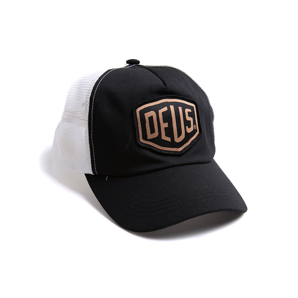 Hats | Deus Ex Machina | Woven Shield Trucker – Deus Ex Machina USA