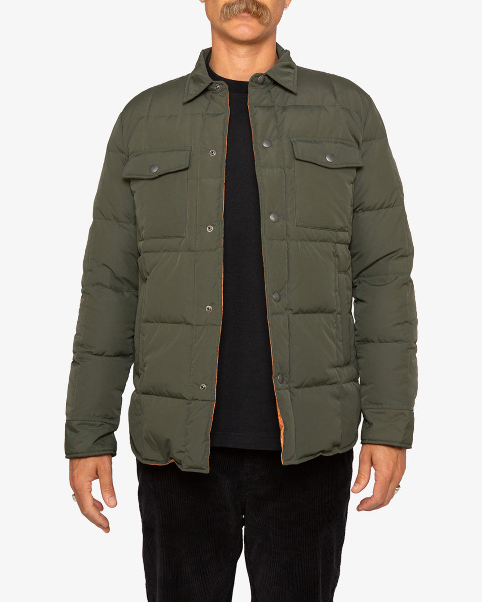 Overshirts | Deus Ex Machina | Maxwell Down Overshirt – Deus Ex Machina USA