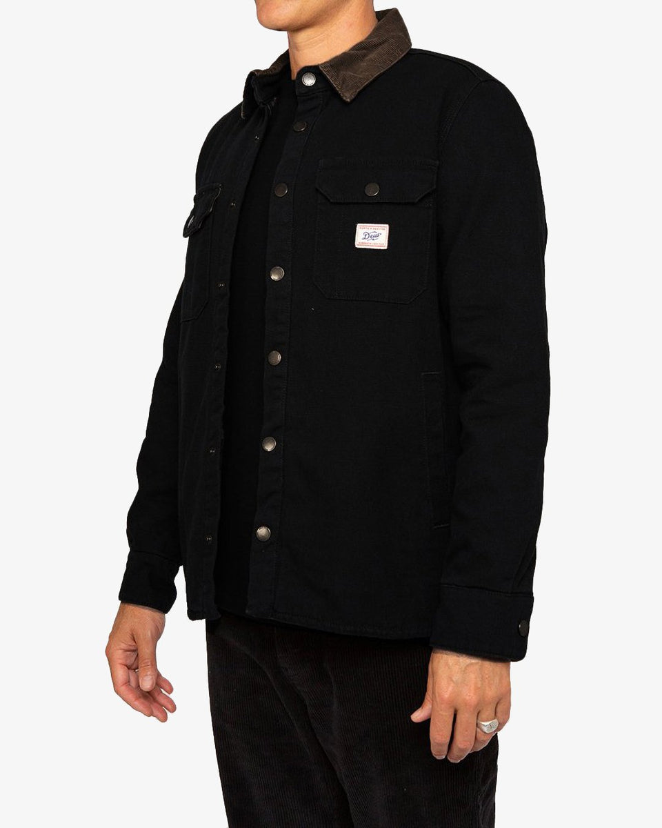 Overshirts | Deus Ex Machina | Maxwell Canvas Overshirt – Deus Ex ...